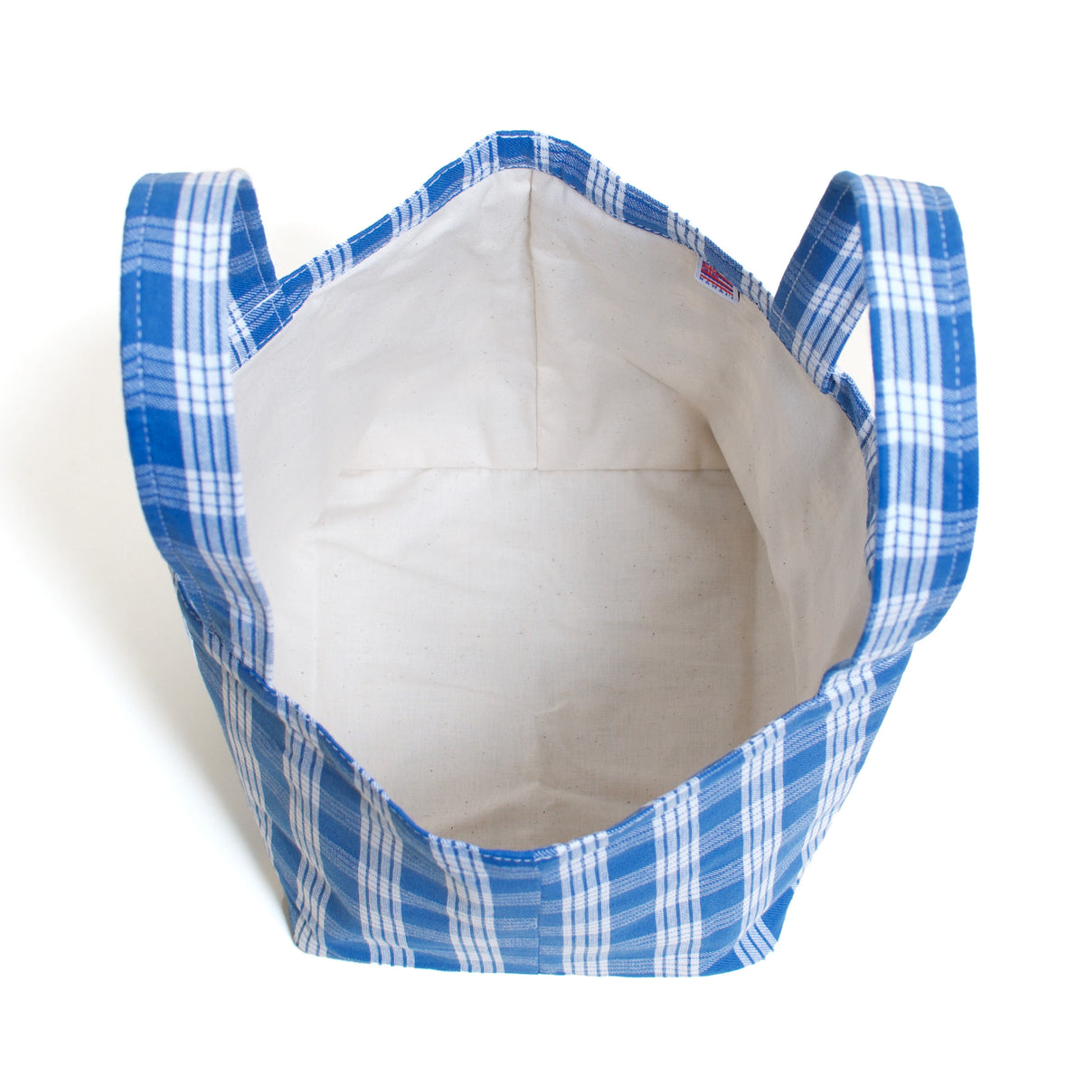 Palaka mini Tote Bag "Blue" – LANI'S General Store TOKYO